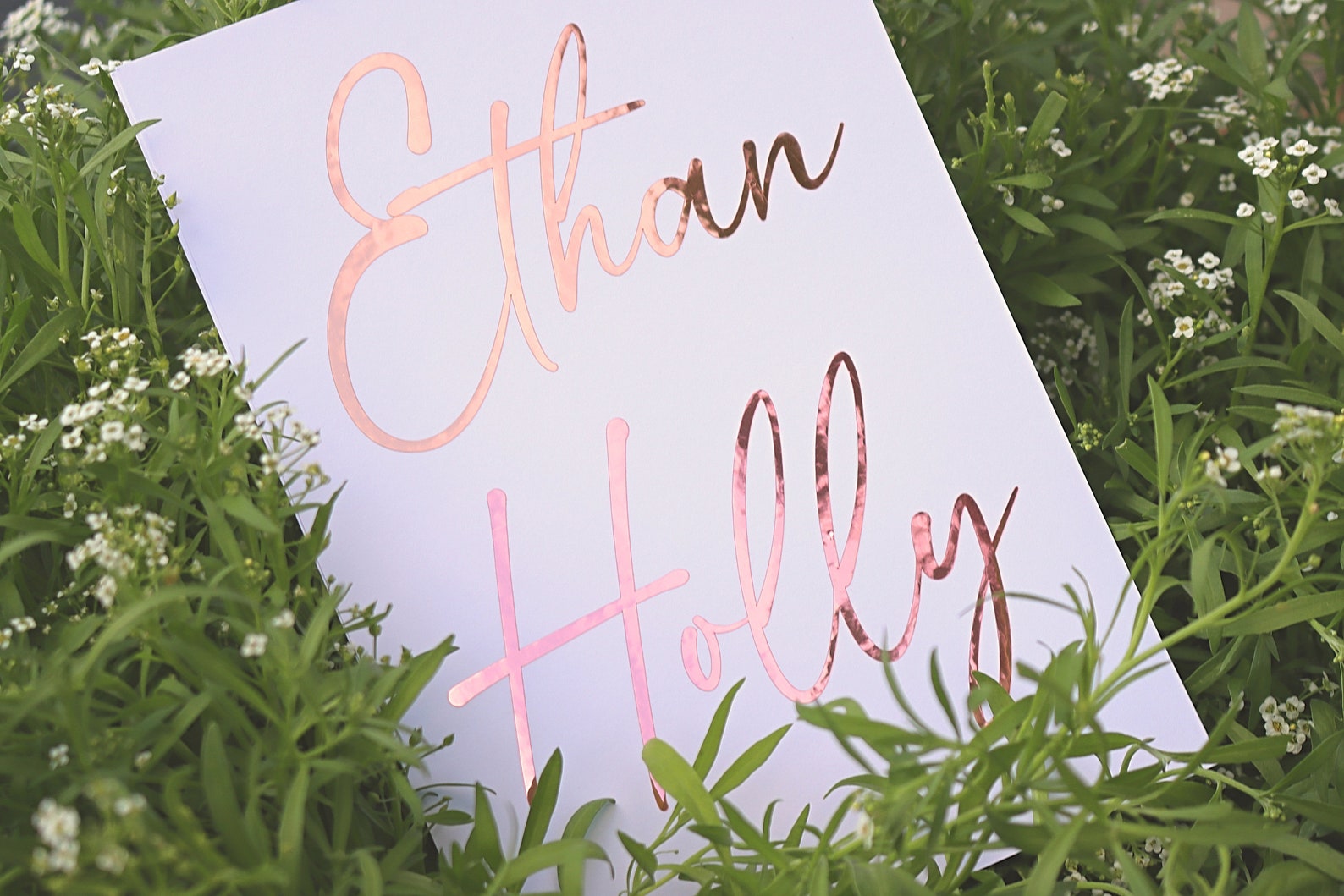Custom Vinyl Name Sticker for Gift Boxes - Calligraphy Name Label - Etsy