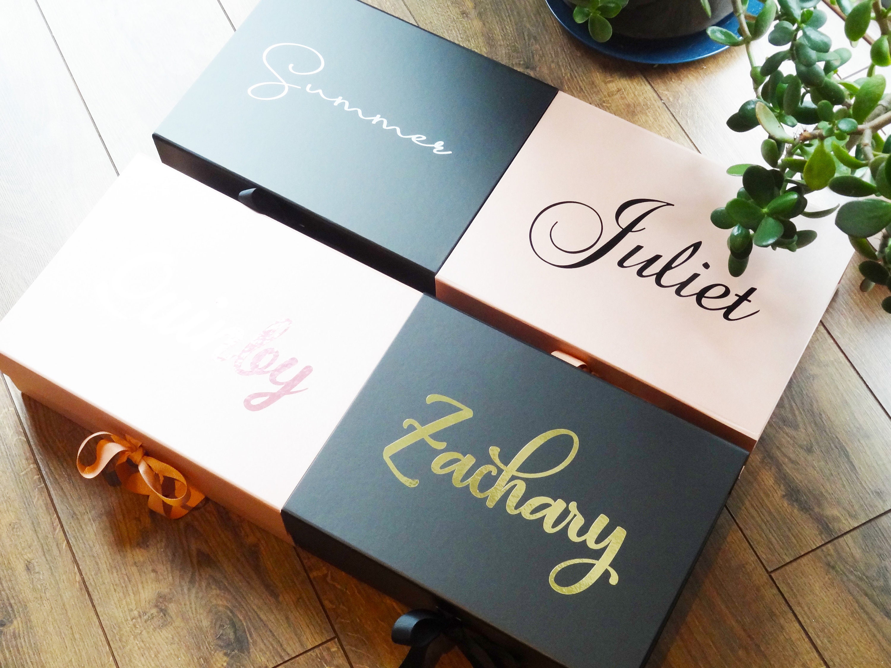 Magnetic Gift Box With Ribbon Luxury Gift Wedding Favour - Etsy UK