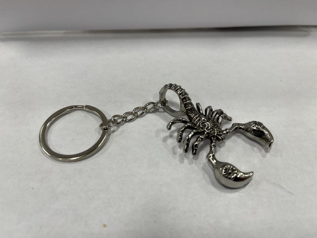 Metal Scorpion Key Chain and Ornament. Keychain and Ornament Loop ...
