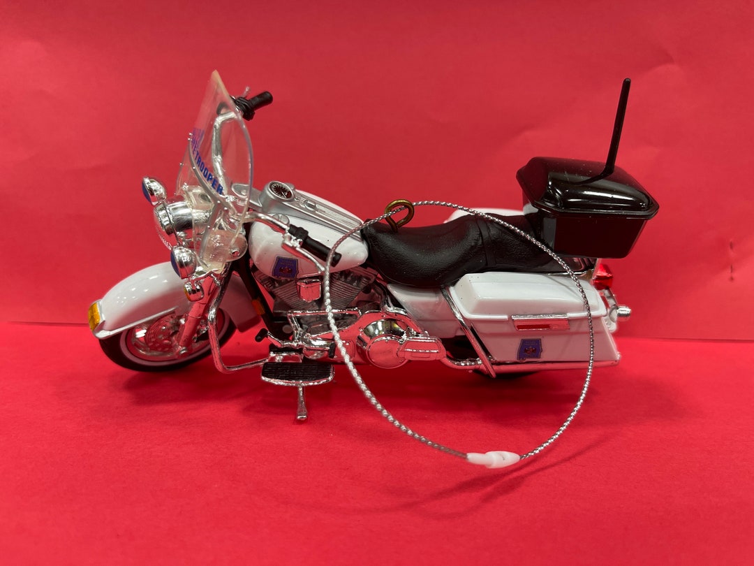 Custom Made Harley Davidson Alabama State Trooper Motorcycle Ornament ...