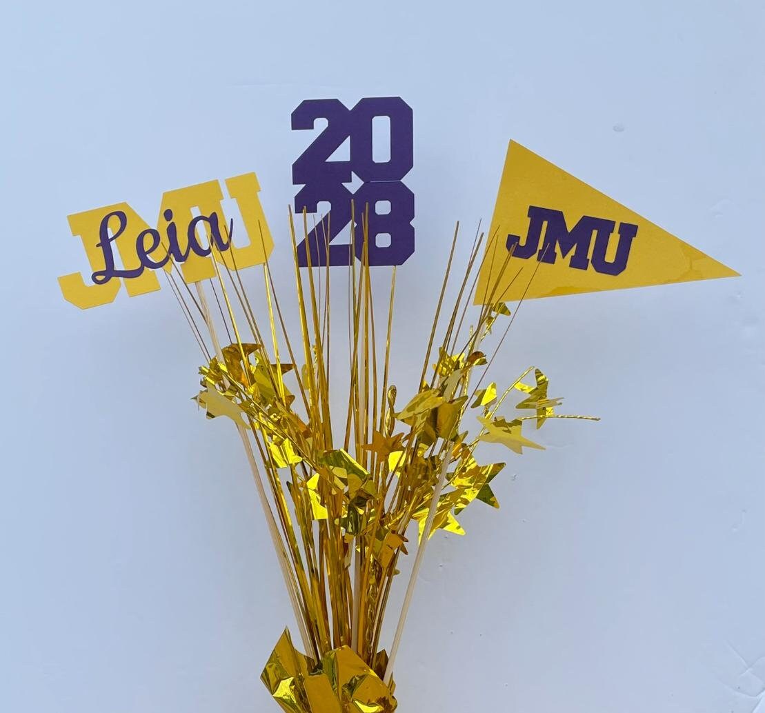 Graduation Centerpiece Sticks/class of 2025/college Bound ...