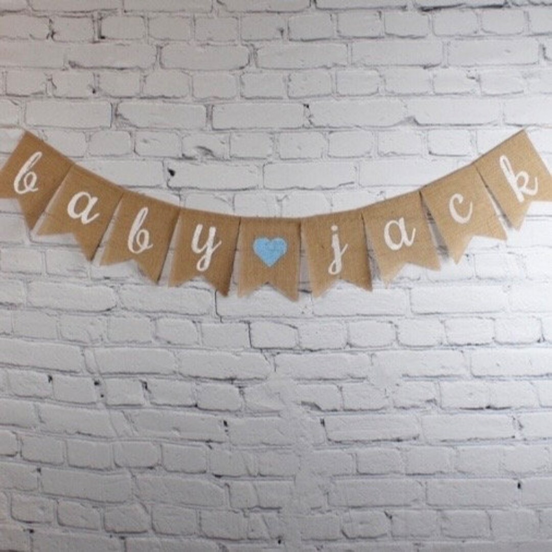 Custom Name Banner, Personalized Banner, Baby Name Shower , Hand ...