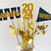 Graduation Centerpiece Sticks/class of 2025/college Bound ...