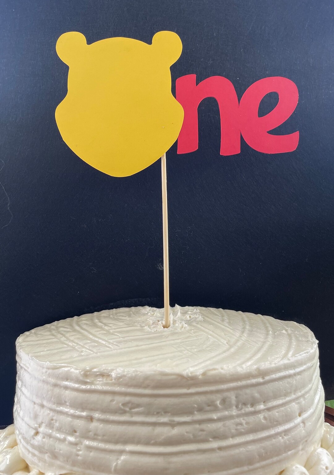 WINNIE the POOH Cake Topper, Winnie the Pooh Cupcake Toppers, POOH 1st ...