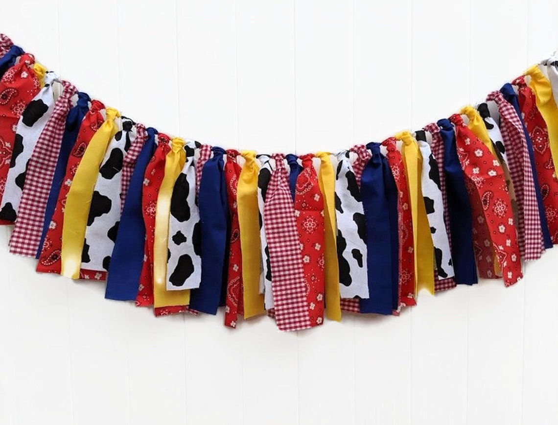 Toy Story Garland, Toy Story Birthday Decorations, Photo Prop Woody and ...