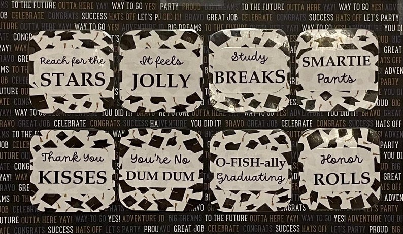 Graduation Candy Bar Labels, Graduation Party Decor, 2025 Decorations ...