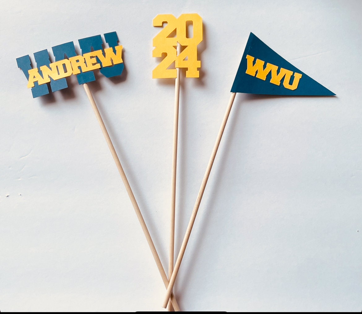 Graduation Centerpiece Sticks/class of 2025/college Bound ...