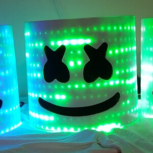 Marshmello LED Mask kids Size 9 Row | Etsy