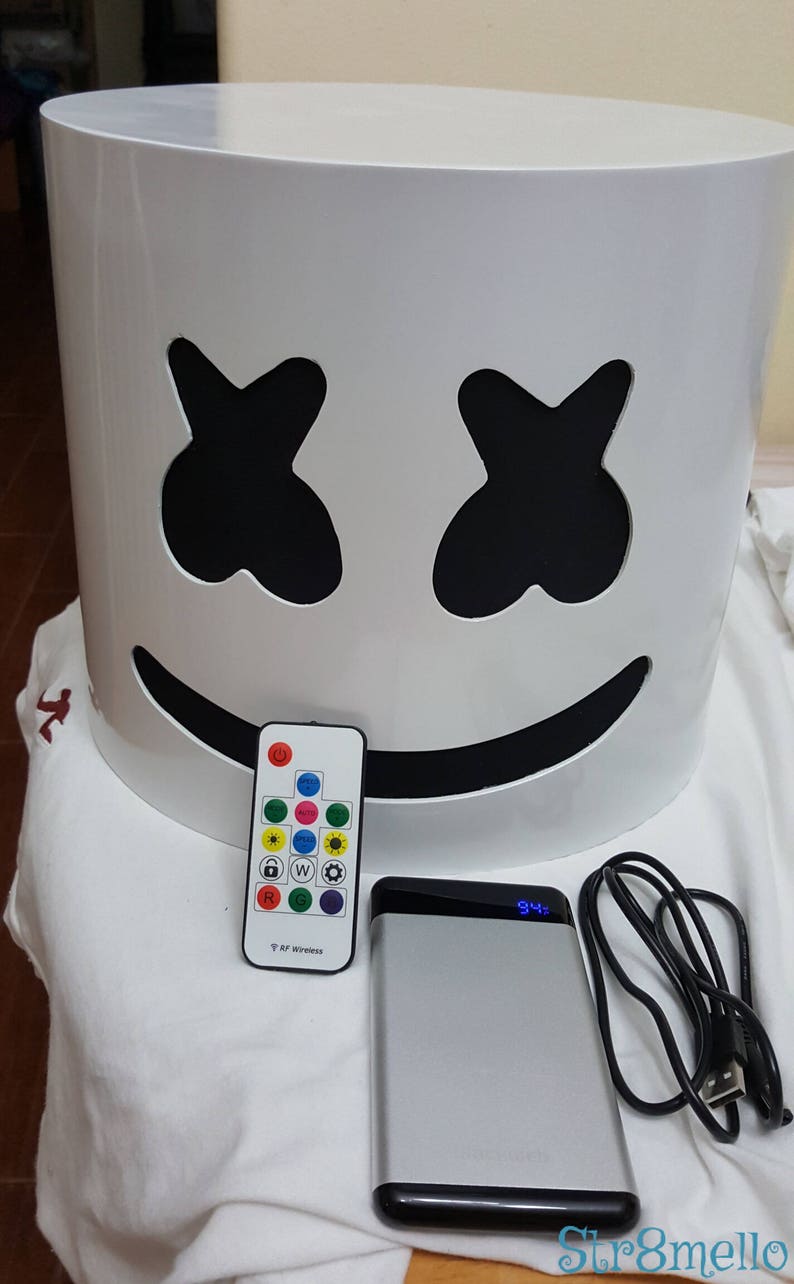 Marshmello LED Mask kids Size 9 Row | Etsy