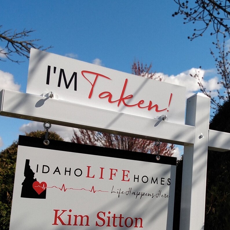 Custom Real Estate Sign Rider! We Can Print Your Design or Create a ...