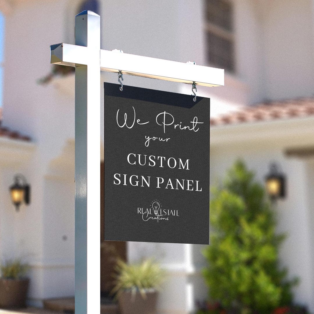 We Can Print Your Sign! Did You Buy a Template? We Got You Covered! - Etsy
