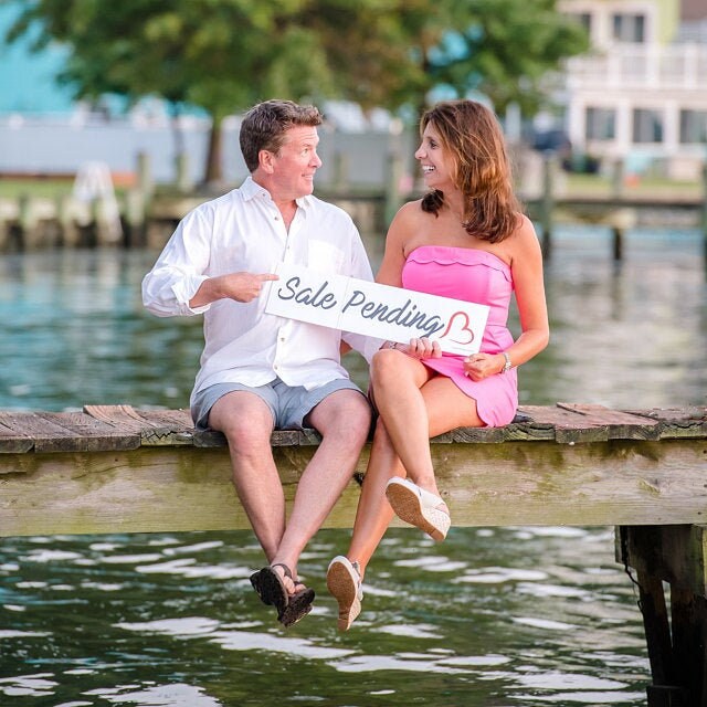 Real Estate Sign Rider Metal 6x24 Unique Sign Toppers | Etsy