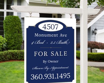 Real Estate Sign | Etsy