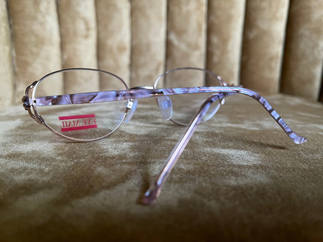 Vintage 80’s NOS Lilac Abalone Gold Glasses Frames - Etsy