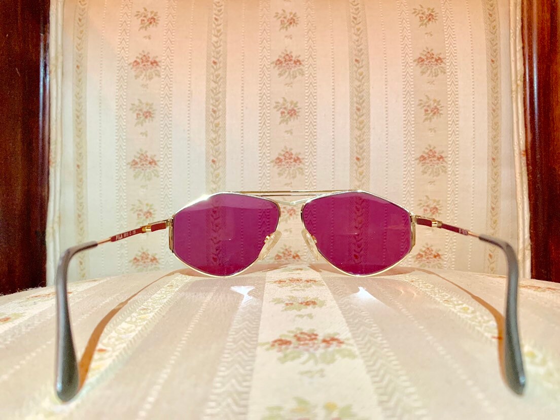 Vintage 90s Nos Fila Fuschia Lensed Sunglasses