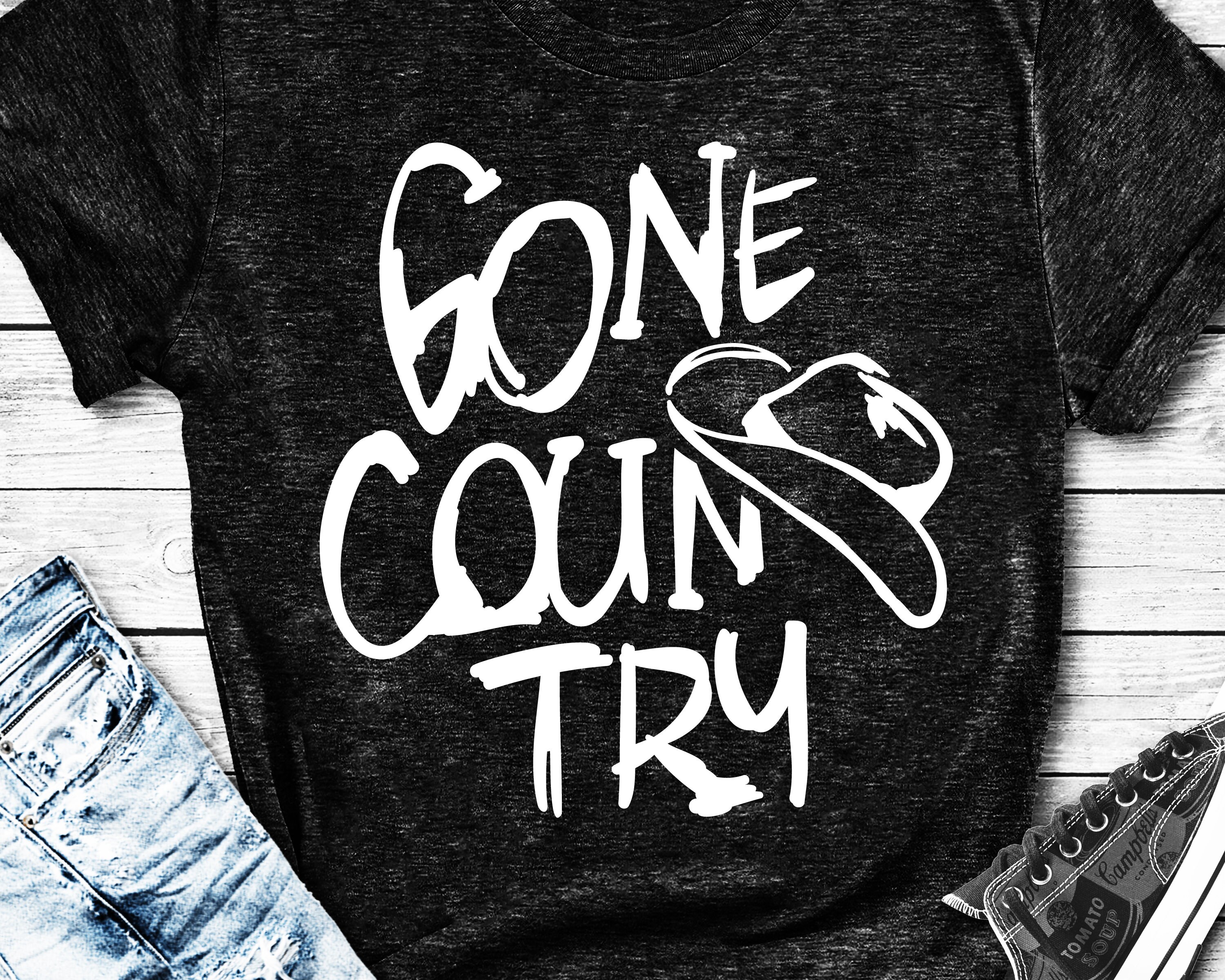 Country Saying Svg Cut File for Cricut Svg Gone Country Svg - Etsy