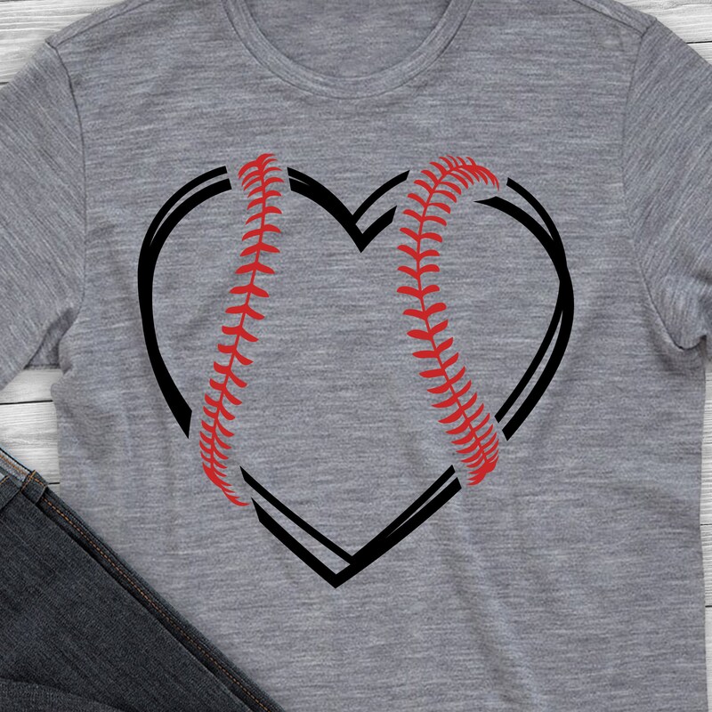 Baseball Heart - Etsy