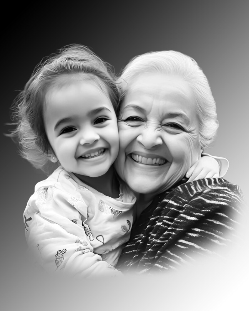 Add Loved One to Photo, Memorial Portrait for Deceased Father Mom, Gift ...