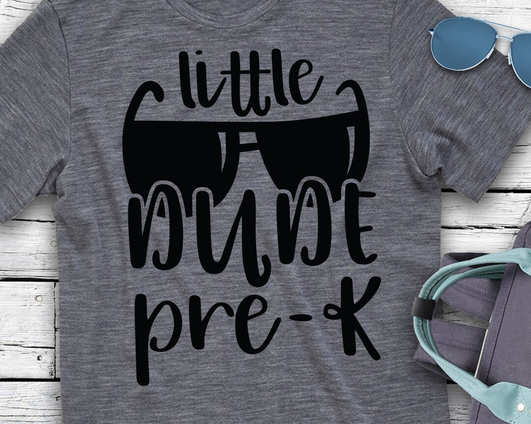 Back to School Svg, Pre-k Boy Svg, Pre-school Svg, Little Dude Pre-k ...