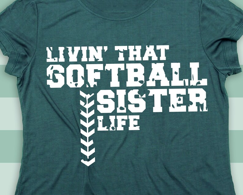 Distressed Softball Sister Svg Files, Distressed Softball Svg Files ...