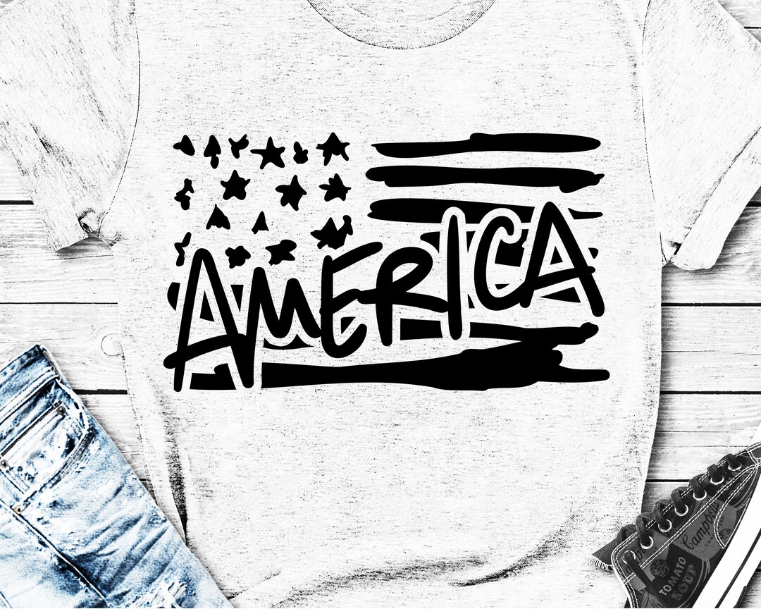 Patriotic Svg File, American Flag Svg, America Dxf, Independence Day ...