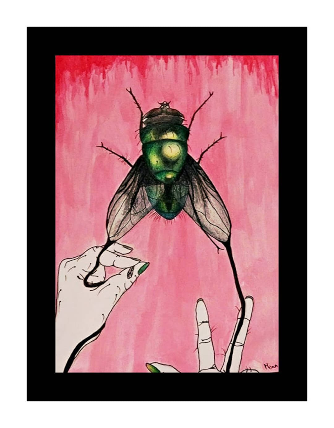 Lucy in the Sky | Beatles | Original | Signed | Gift | Surrealism ...