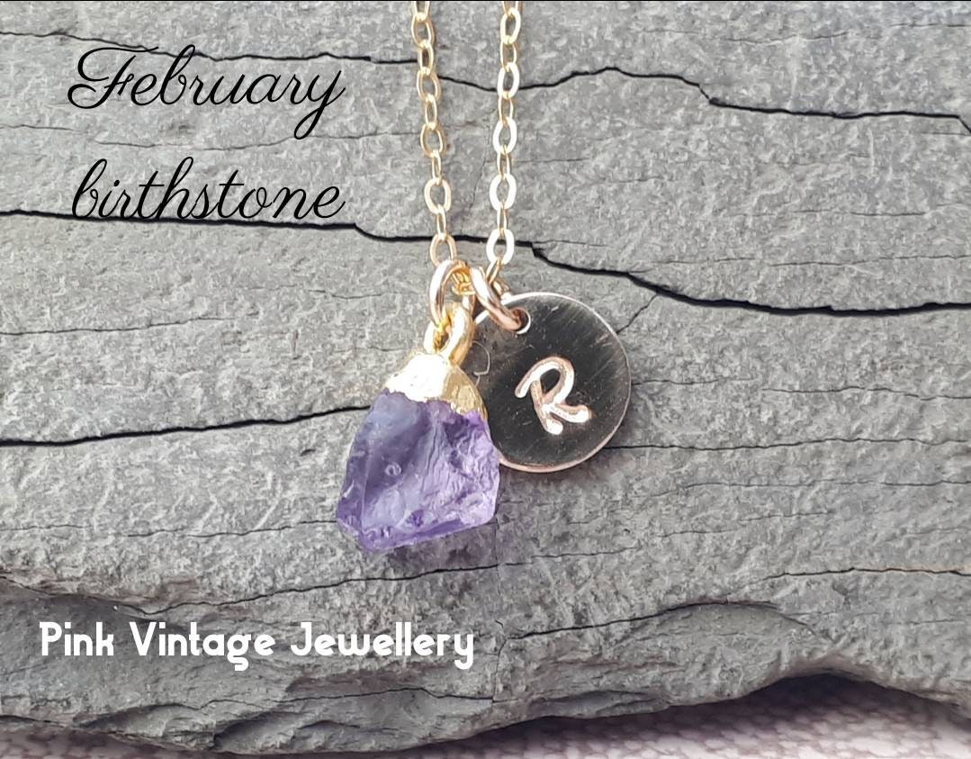 February Birthstone Necklace