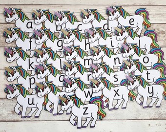 Unicorn alphabet | Etsy