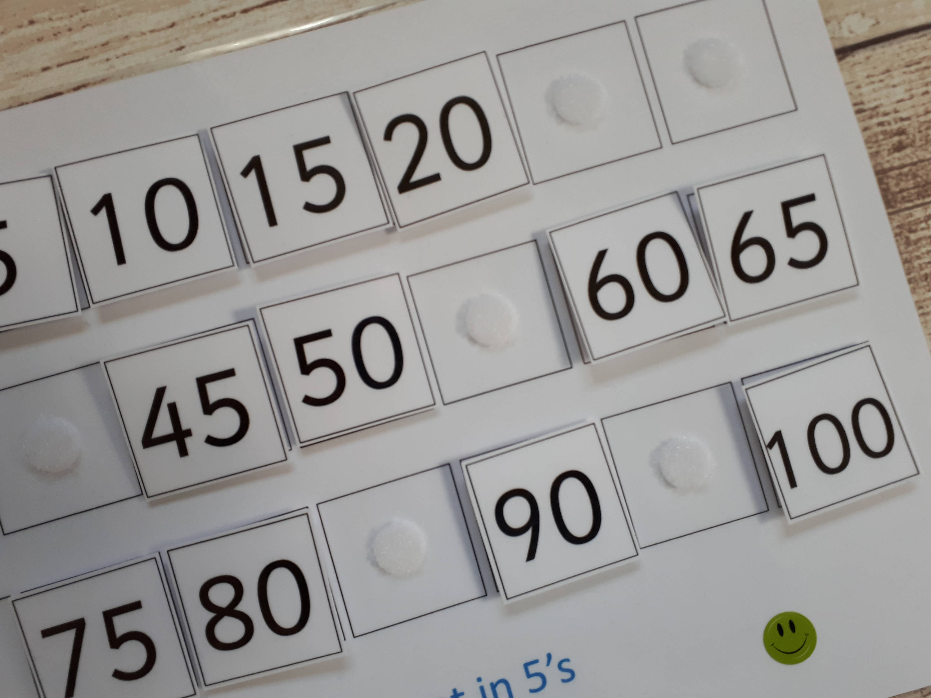 Count in 5's Numeracy Activity for Children Learn 5 Times - Etsy UK