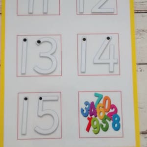 Learn to Write Number Boards, Handwriting Practice, Number Formation ...