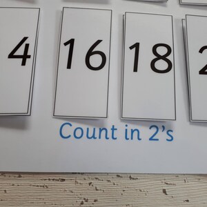 Count in 2's Numeracy Activity for Children Learn 2 Times | Etsy UK