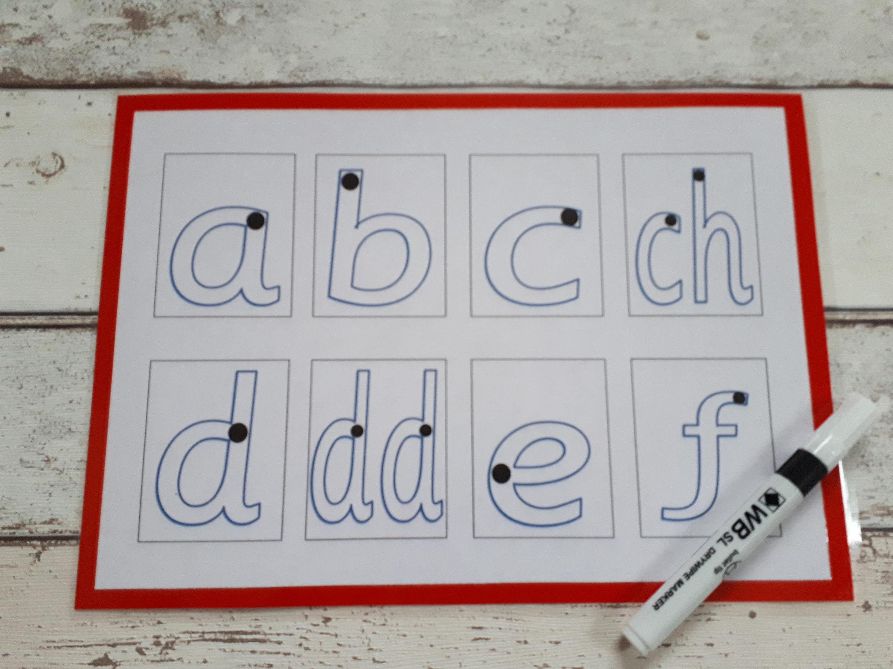 Welsh Alphabet Tracing Boards Learn to Write Welsh Alphabet - Etsy