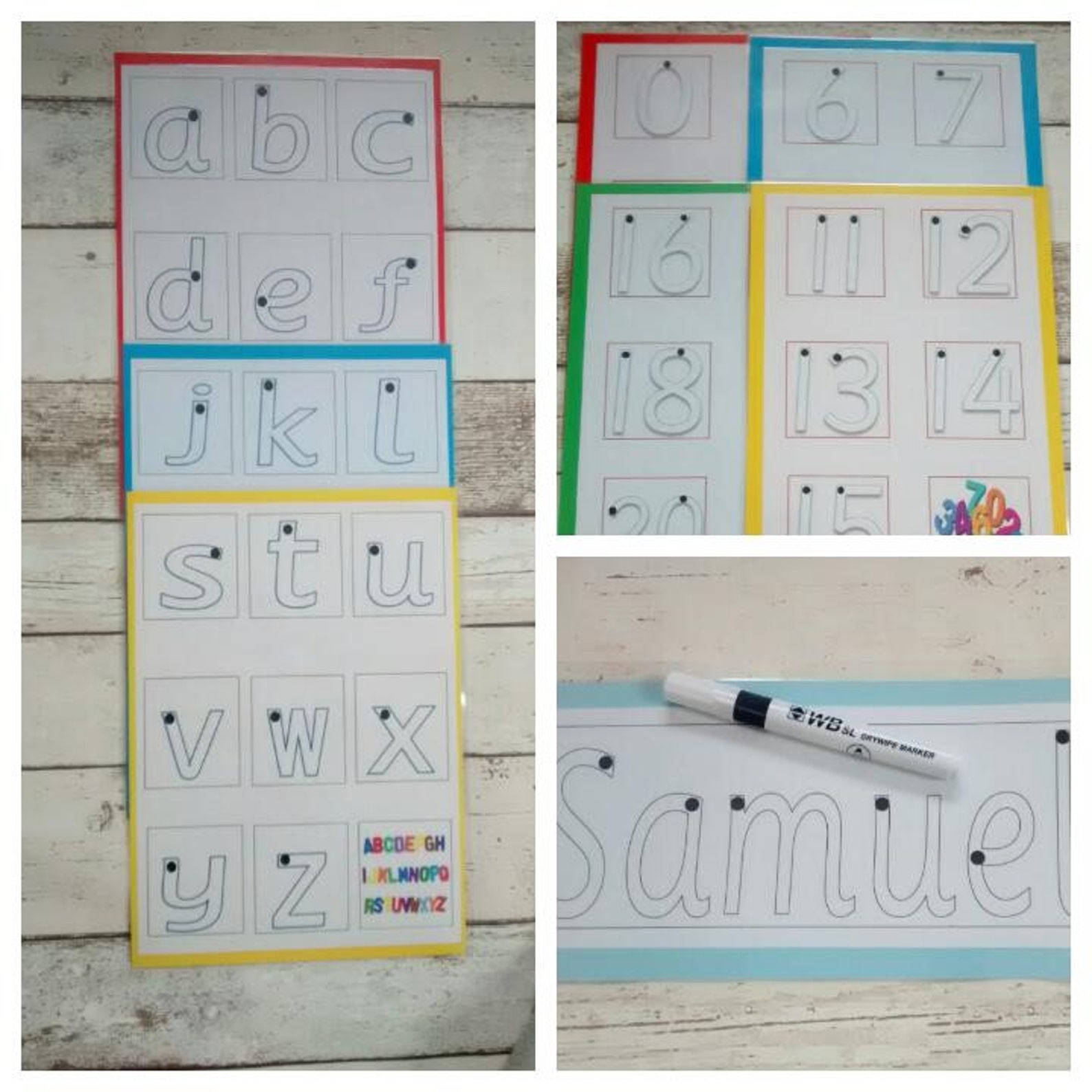 Tracing Pages Writing Set Learn to Write Set Alphabet - Etsy
