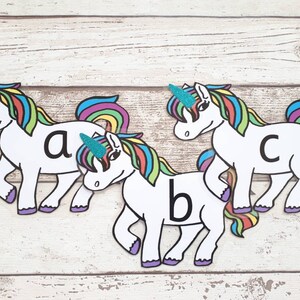 Unicorn Alphabet Line, Unicorn Wall Display, Phonics Display, Classroom ...