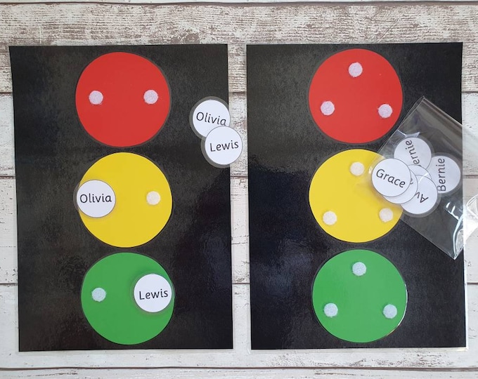 Traffic Light Behavior Chart Poster and Visual Aid - Etsy