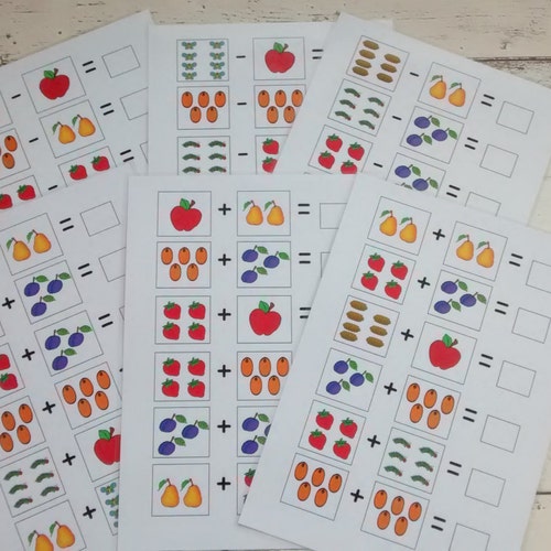 Addition Sums Subtraction Sums Numeracy Activity Fun - Etsy UK