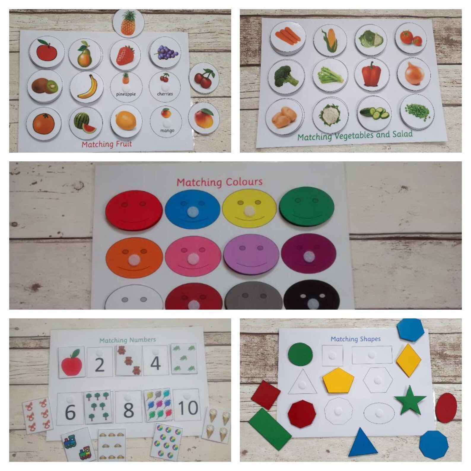 Matching Activities Educational Learning Resource Home - Etsy UK