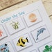 Under the Sea Matching Game, Matching Activity, Game for Toddler ...