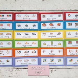 Toy Box Labels Labels for the Playroom Montessori Classroom - Etsy Canada