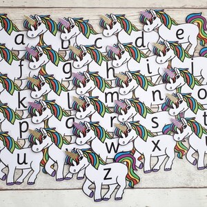 Unicorn Alphabet Line, Unicorn Wall Display, Phonics Display, Classroom ...