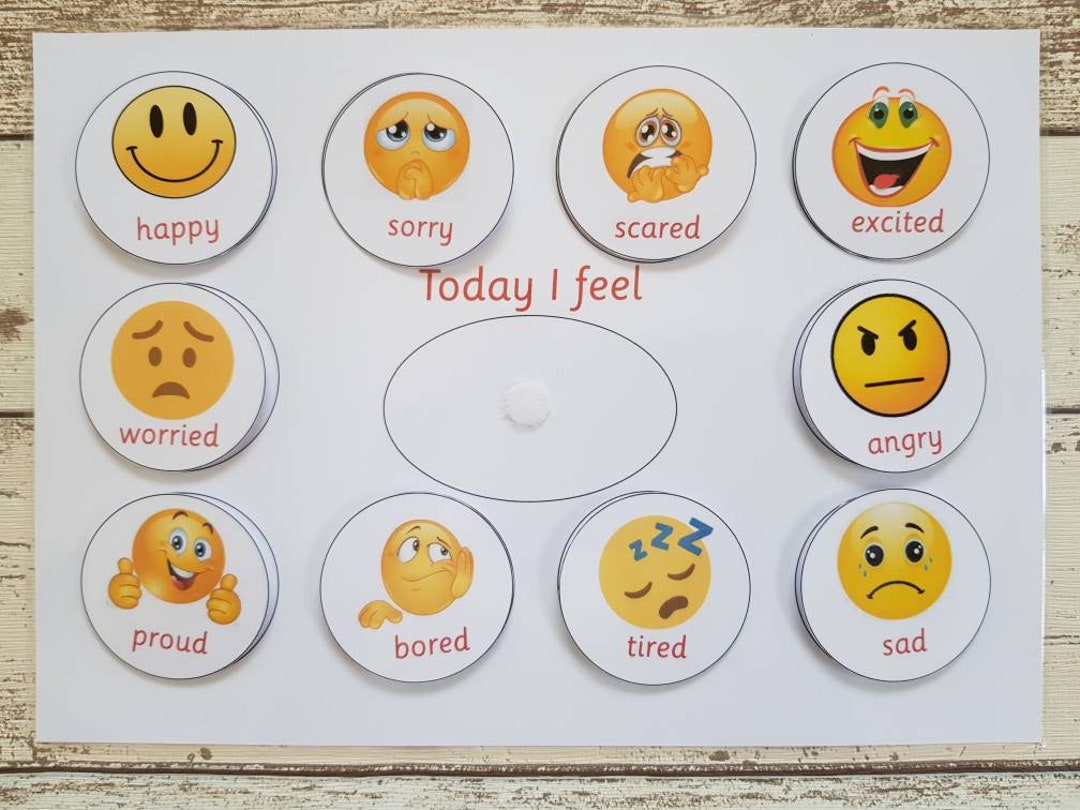 Today I Feel Mood Board, Emotions, Express Feelings, Mindfulness ...