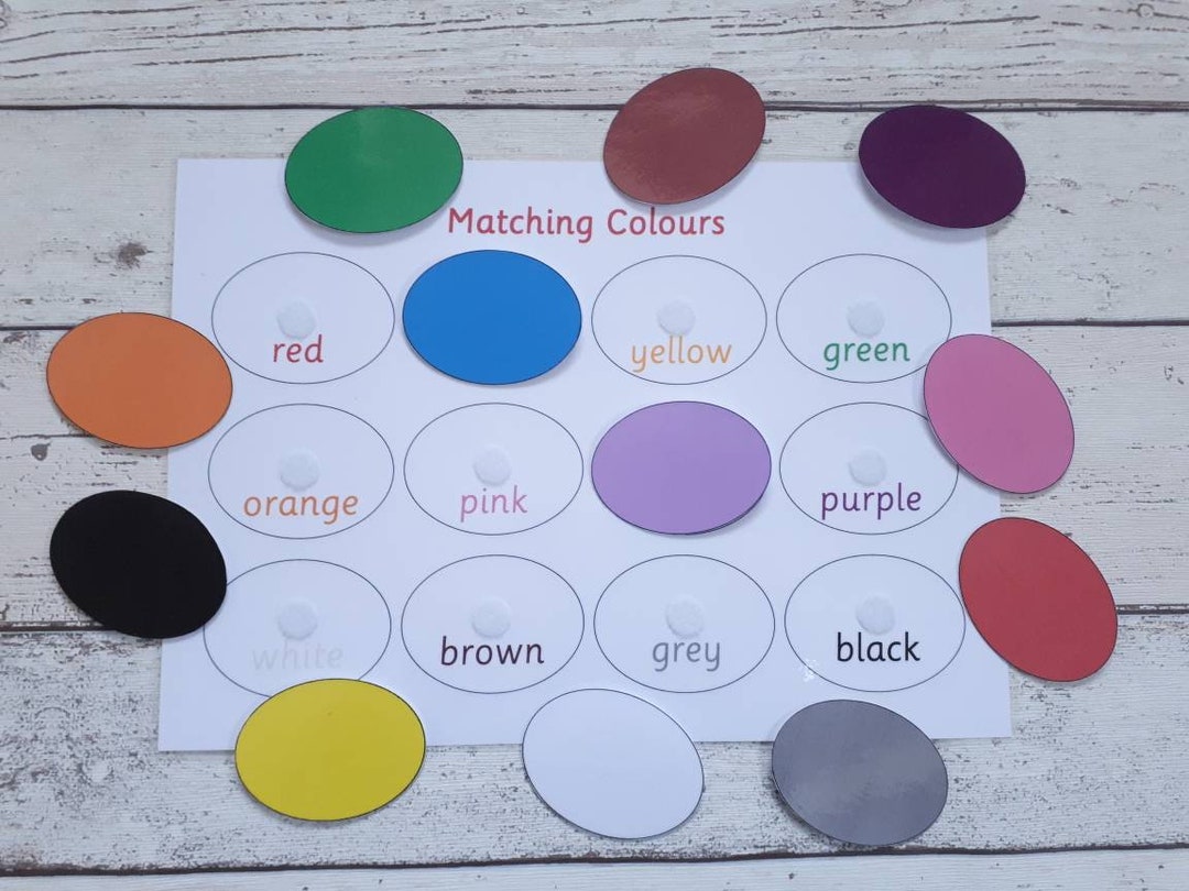 Colour Matching Activity, Teaching Resource for Children, Educational ...