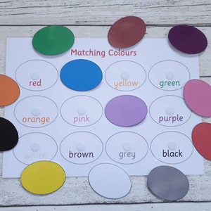 Colour Matching Activity, Teaching Resource for Children, Educational ...