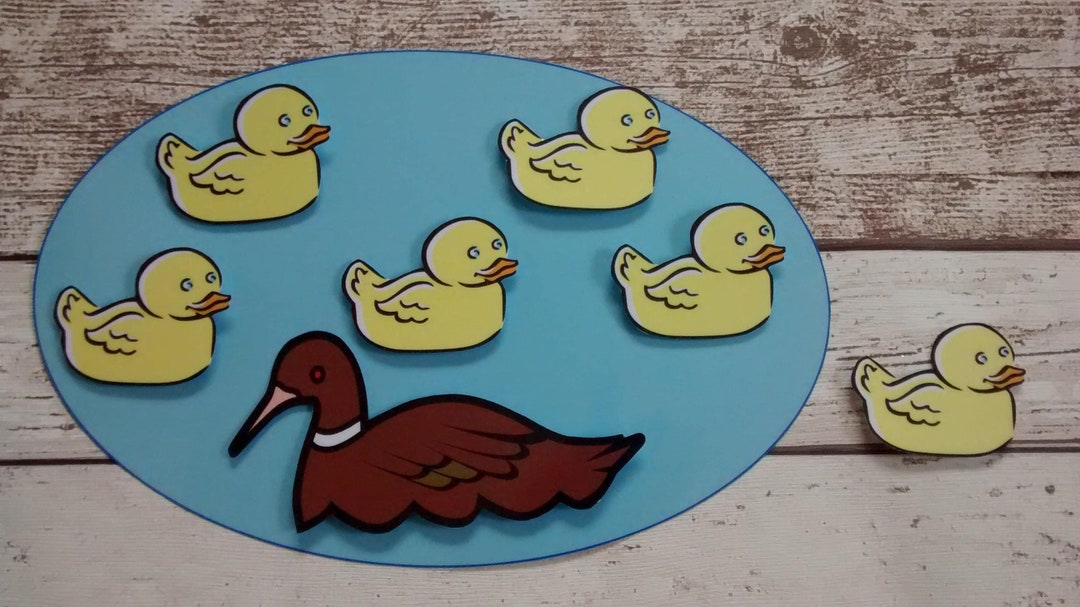5 Little Ducks Counting Song, Duck Song Nursery, Maths Educational ...