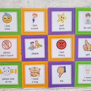 Visual Non Verbal Communication Cards for Children With Communication ...
