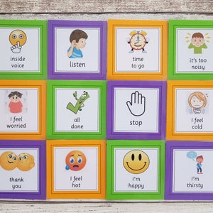 Visual Non Verbal Communication Cards for Children With Communication ...