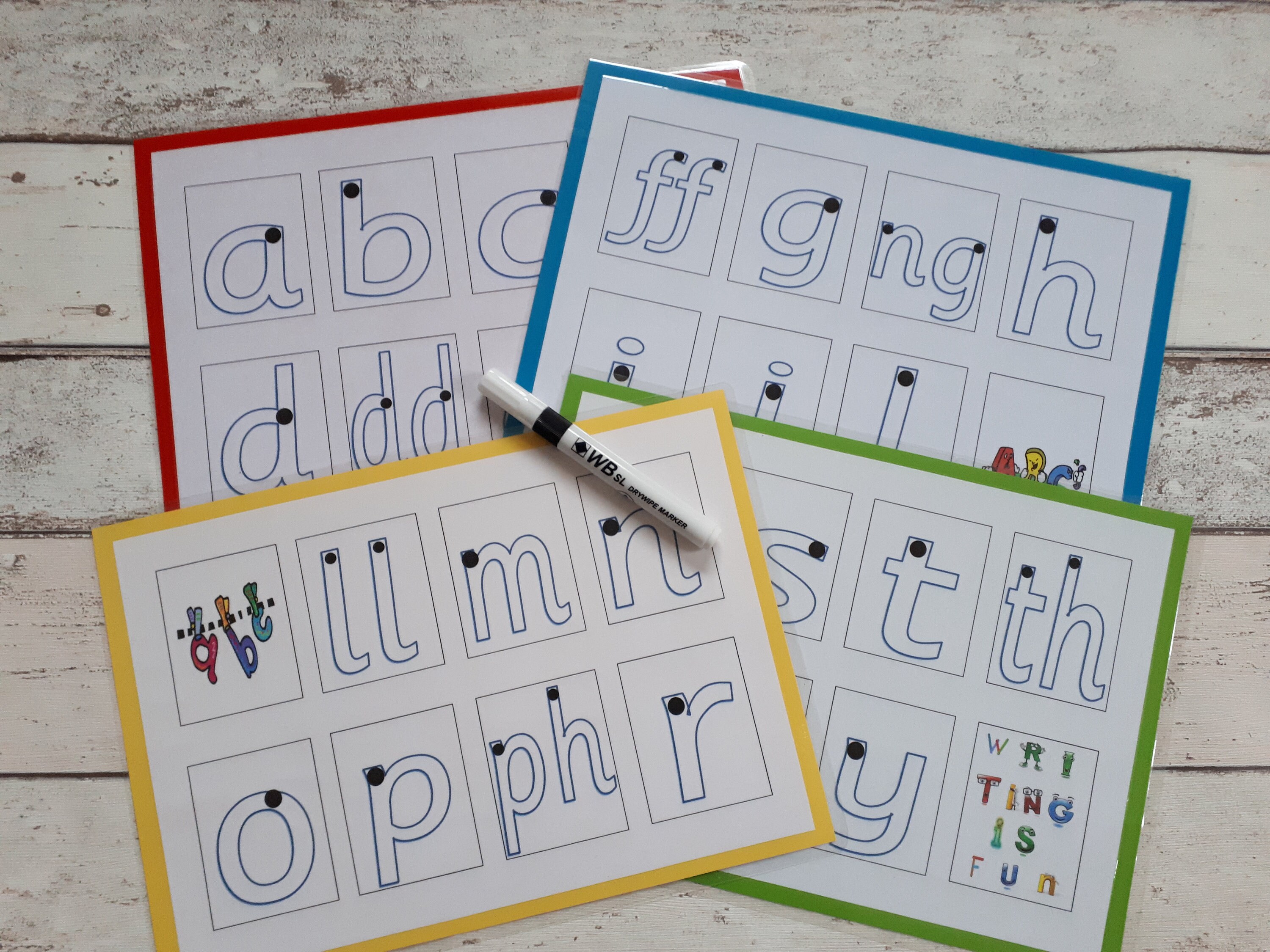 Welsh Alphabet Tracing Boards Learn to Write Welsh Alphabet - Etsy