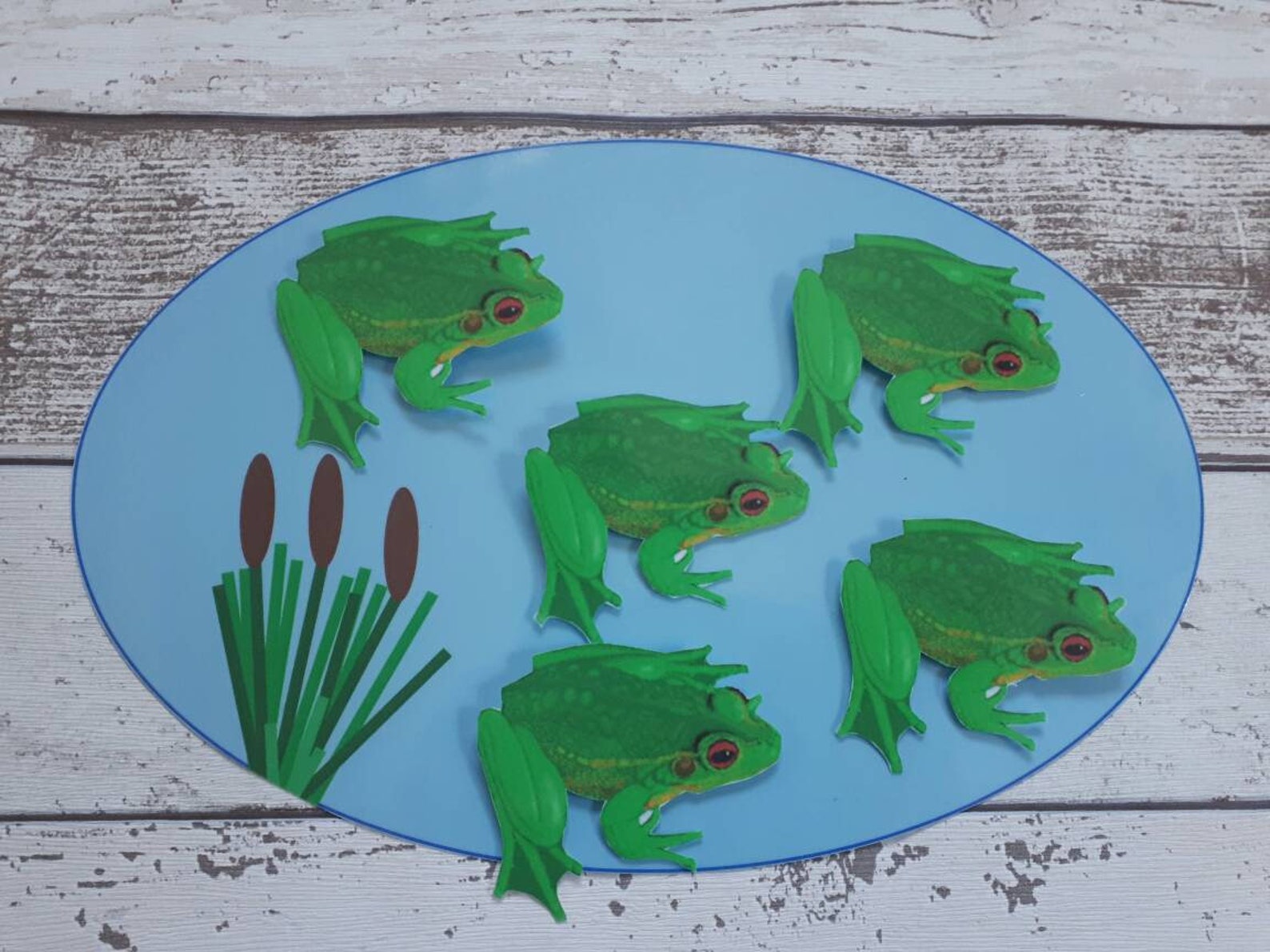 5 Little Speckled Frogs Counting Song Maths Educational - Etsy UK