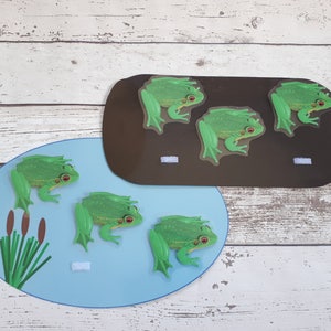 5 Little Speckled Frogs Counting Song, Math Educational Resource, Frog ...