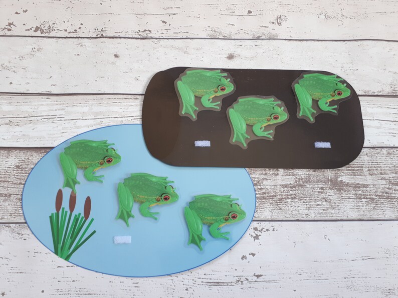 5 Little Speckled Frogs Counting Song Maths Educational - Etsy UK